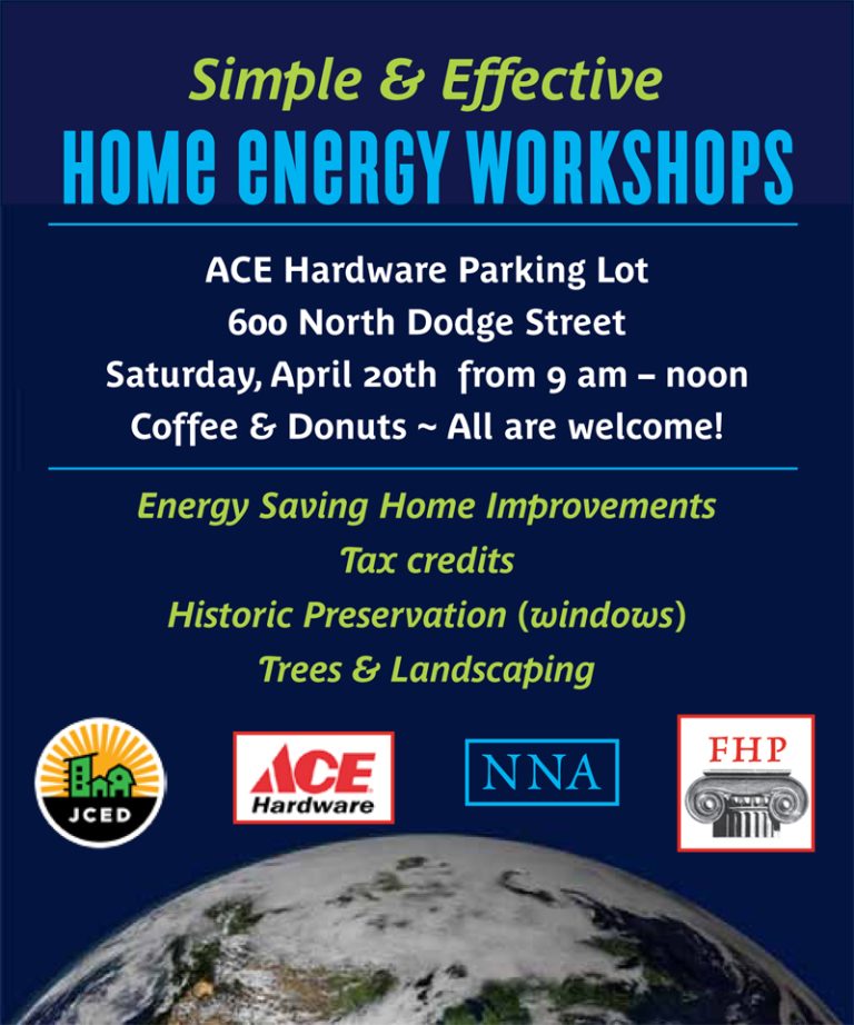 Home Energy Workshops – Johnson Clean Energy District